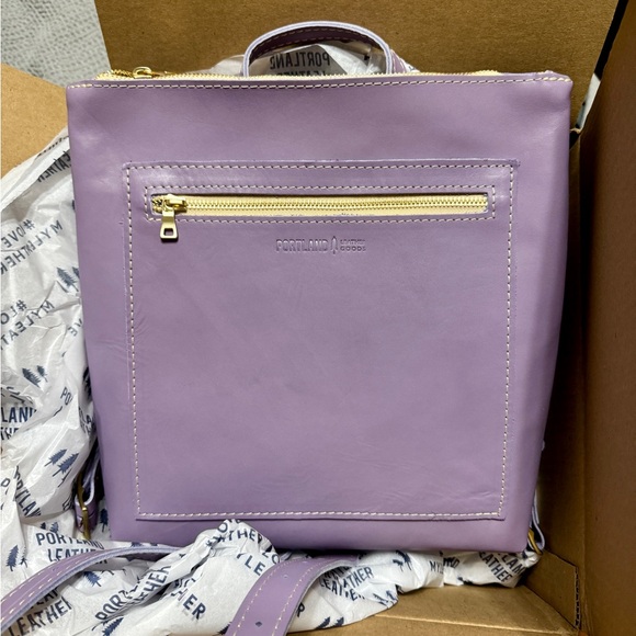 Portland Leather | Bags | Portland Leather Lavender Classic Tote ...